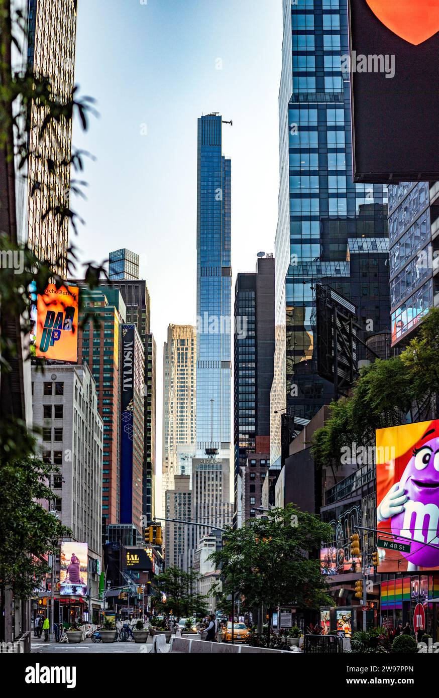 New York, USA; June 1, 2023: Commercial and corporate skyscrapers in ...