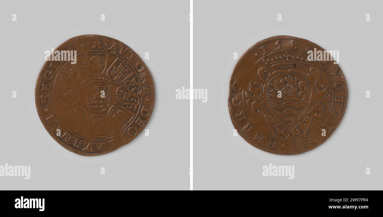 Calculation medal from Middelburg on the expected help of Queen ...