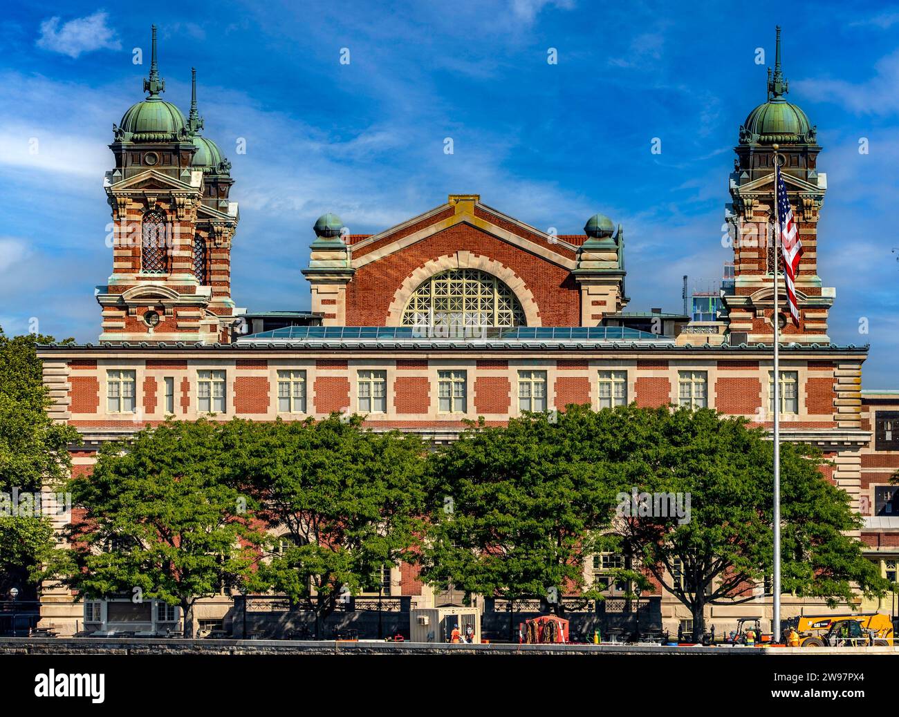 New York, USA; June 1, 2023: Photograph of the Ellis Island Immigration ...