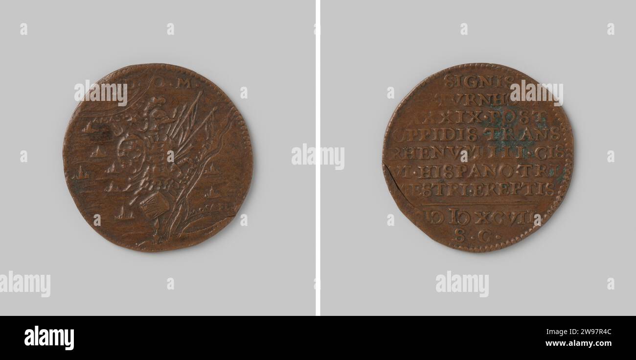 Calculation medal for the victory in the Battle of Turnhout 1597 ...