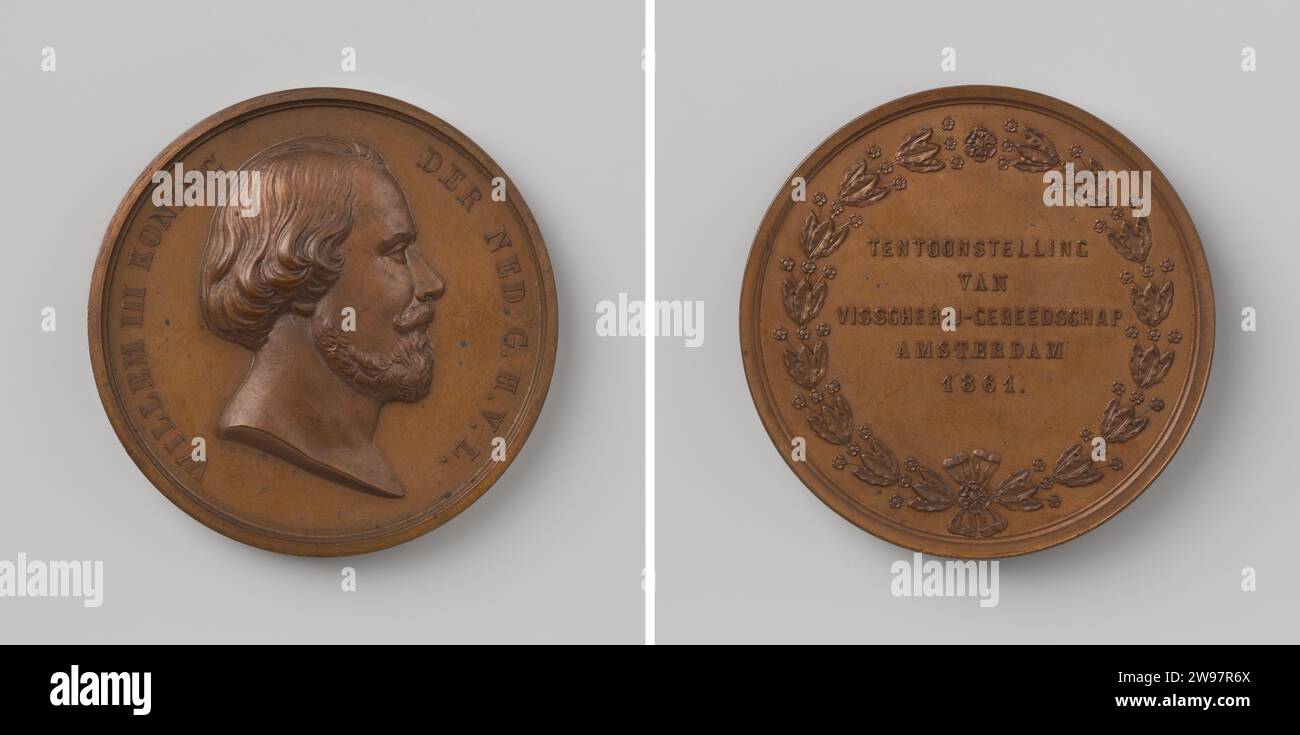 Exhibition of fishing tools, in honor of William III, King of the ...