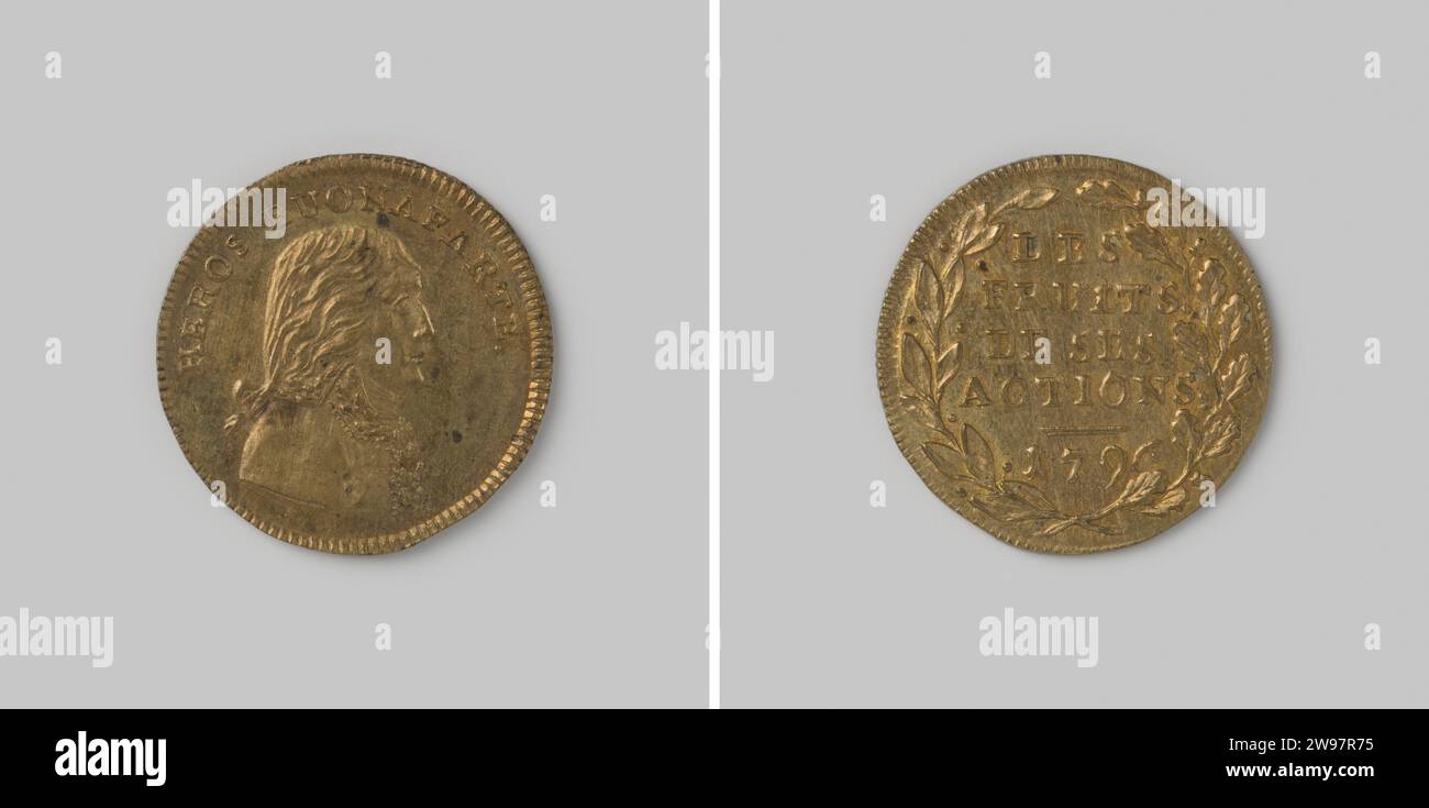 German Jeton on the Italian campaign of General Napoleon Bonaparte 1796 ...