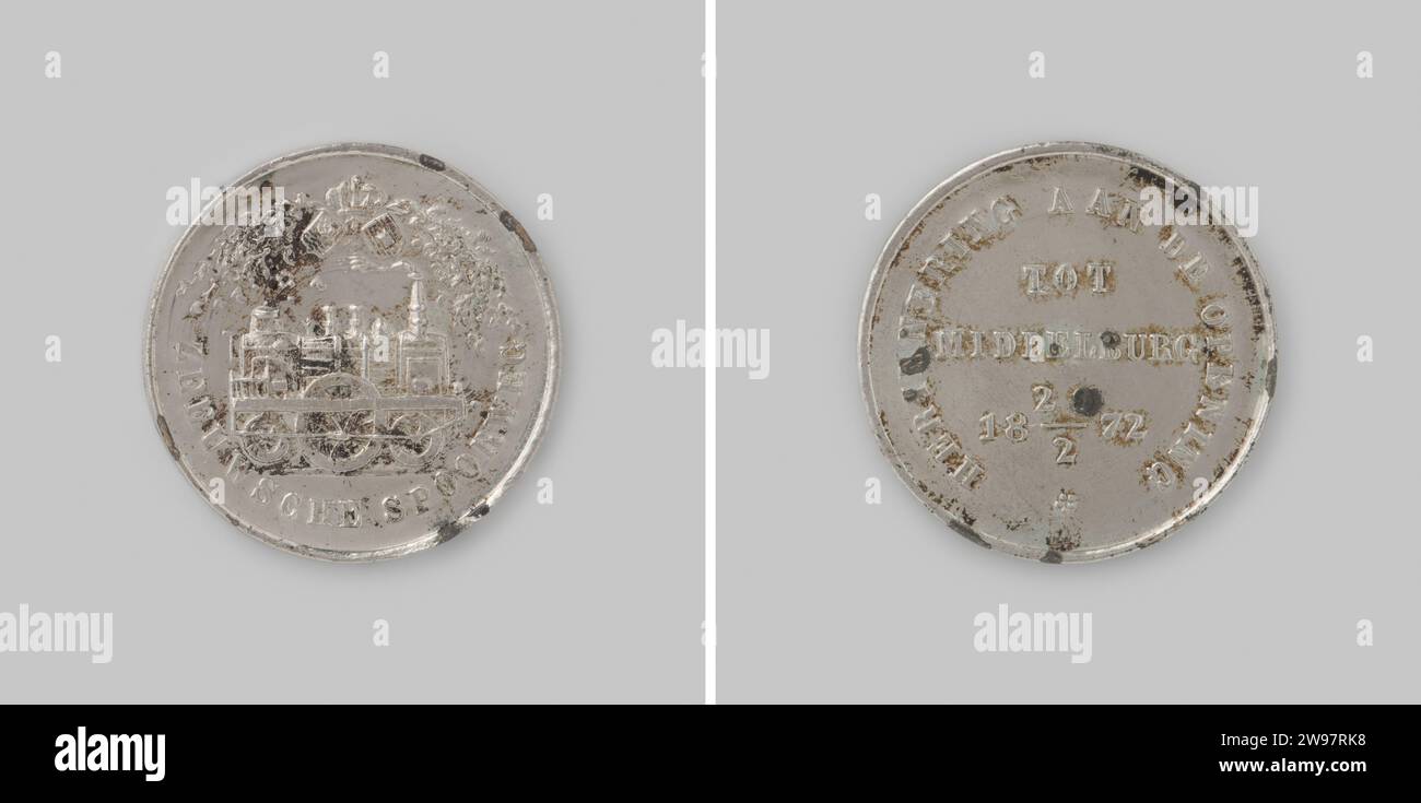 Opening of the Zeeland Railway from Goes to Middelburg, Anonymous, 1872 ...