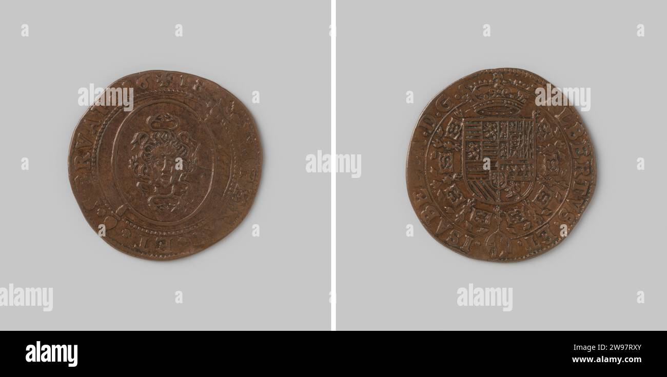 Calculation medal in the name of the Archduke 1618, 1618 history medal ...