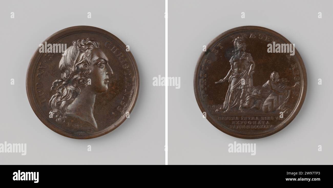 Intake of Menen by the French, Francois Joseph Marteau, 1744 history ...