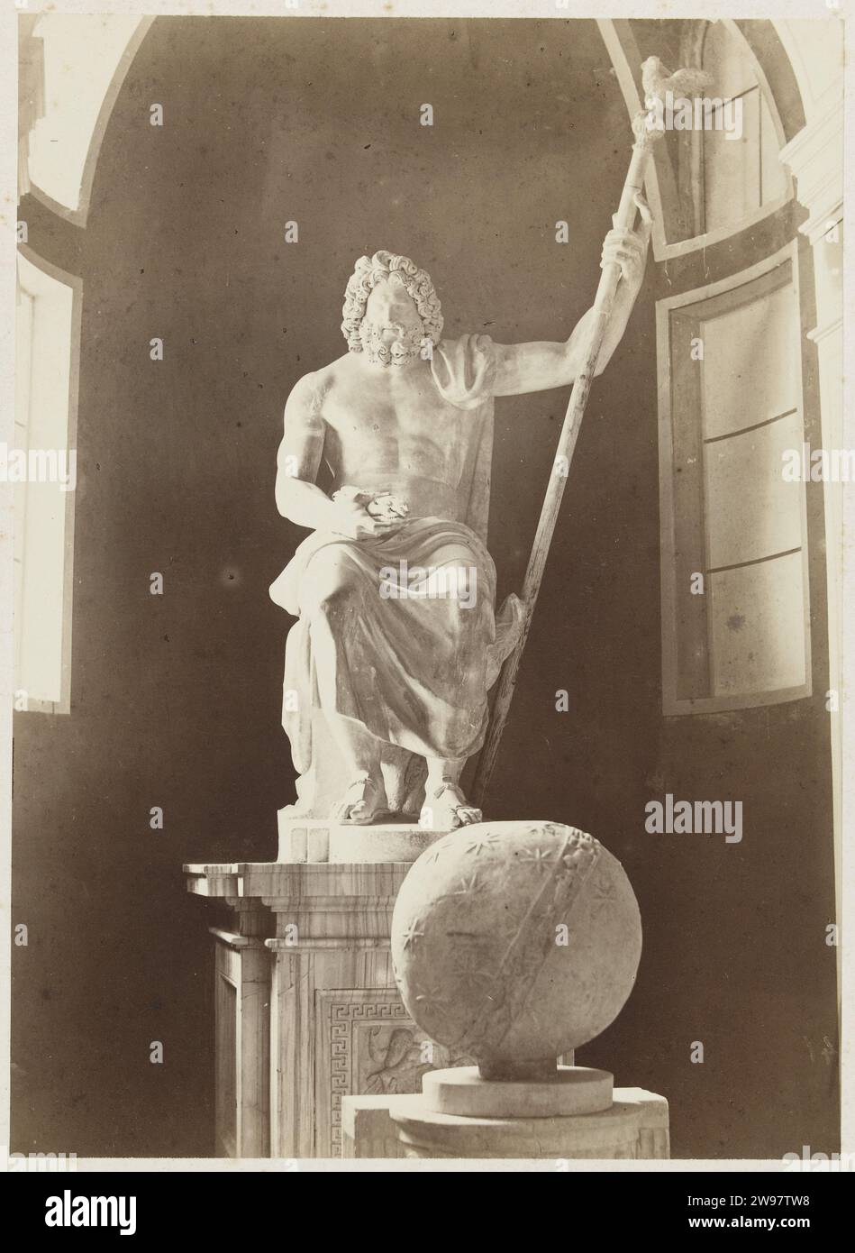 Jupiter sculpture in the Vatican Museums in Vatican City, Italy ...