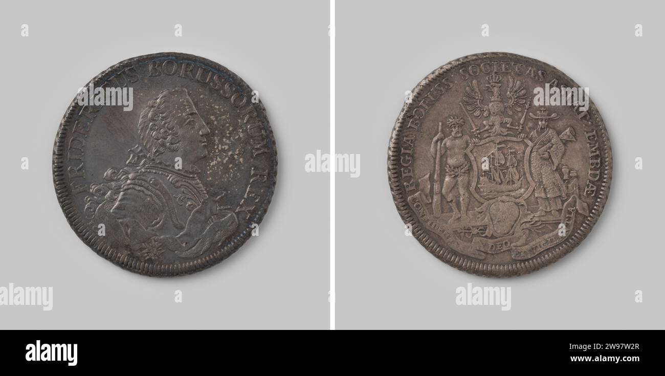 Piaster of the Royal Prussian Asian Company of Emden ,, 1751 coin ...
