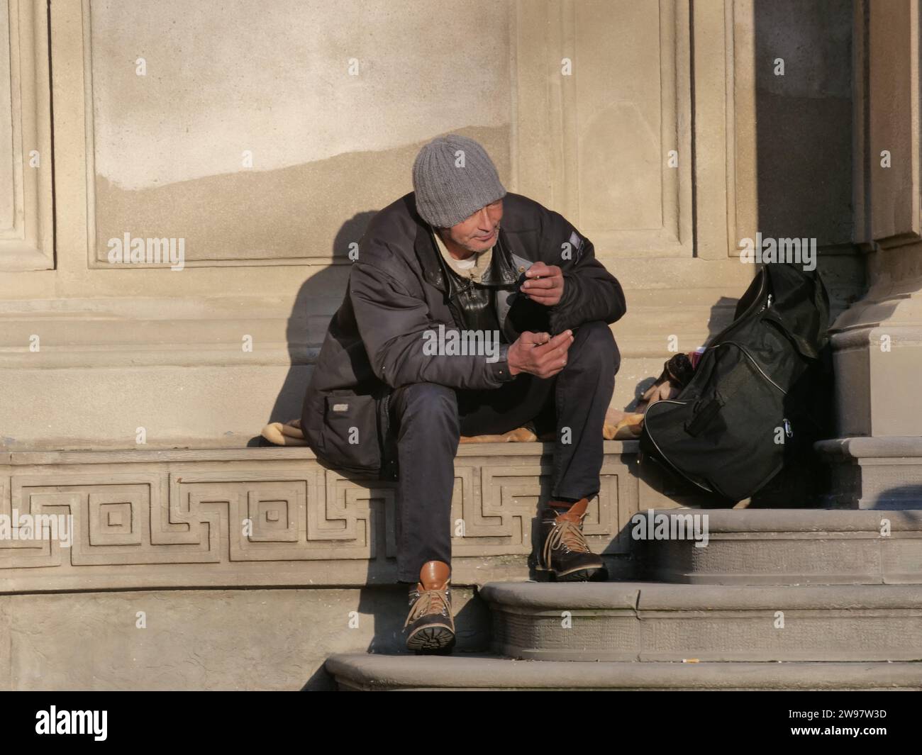 Milan, . 25th Dec, 2023. Due to inflation in 2023 absolute poverty on ...