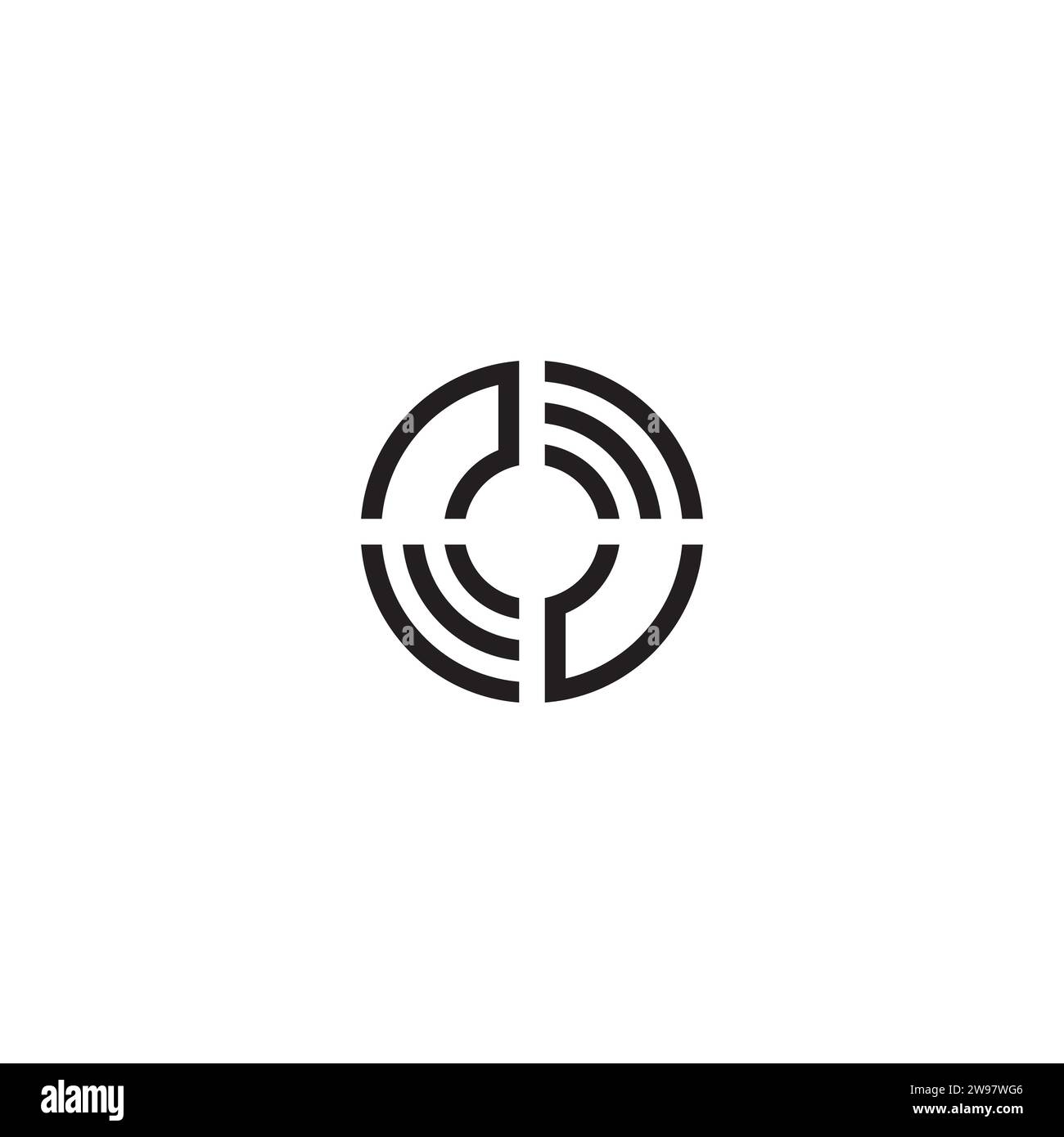Un logo concept Black and White Stock Photos & Images - Alamy