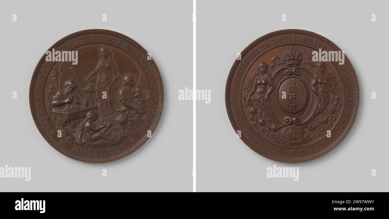 Exhibition Art applied to Nijverheid in Amsterdam, organized in honor ...