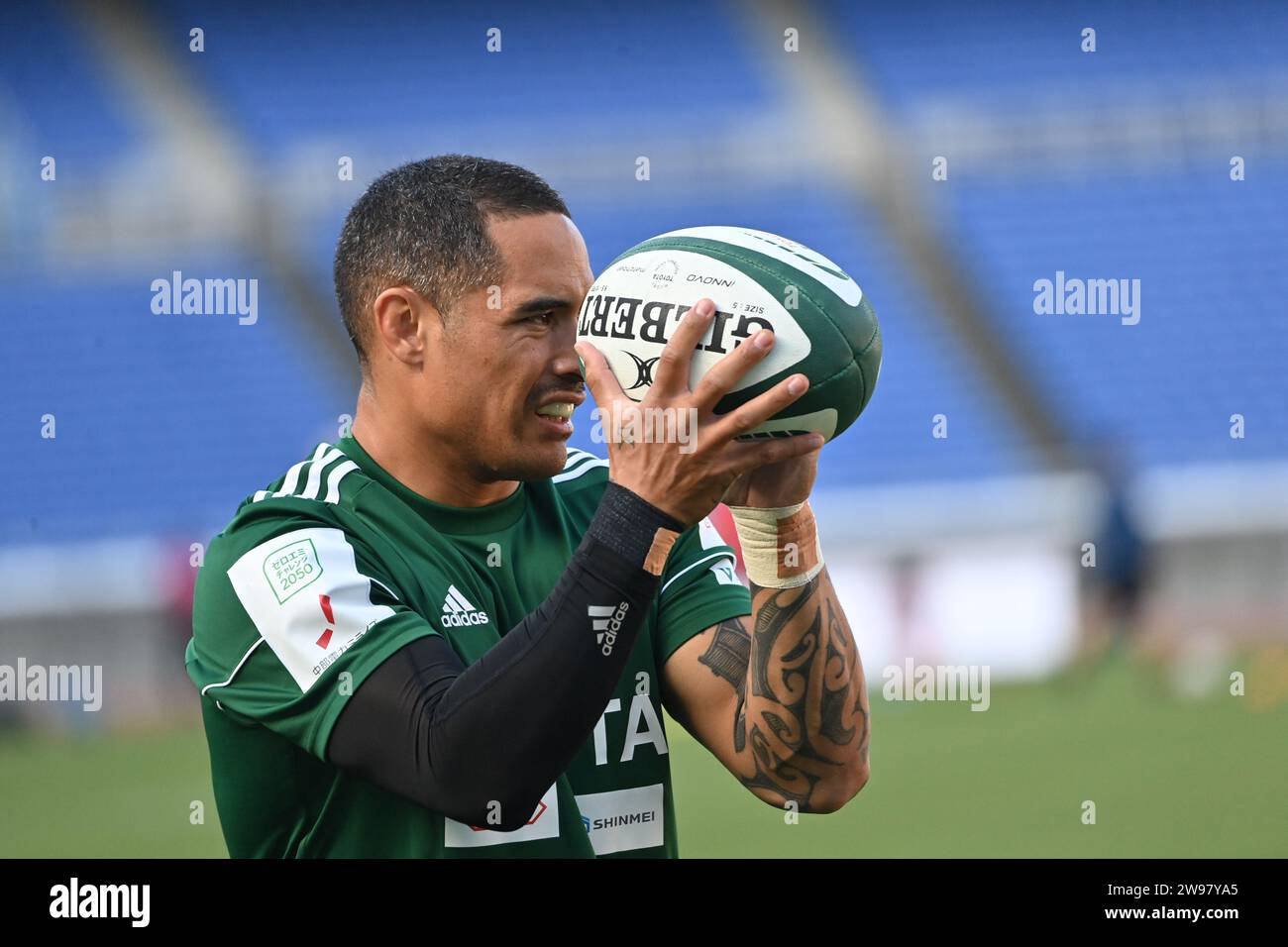 Toyota Verblitz's Aaron Smith during the Japan Rugby League One 2023-24 ...