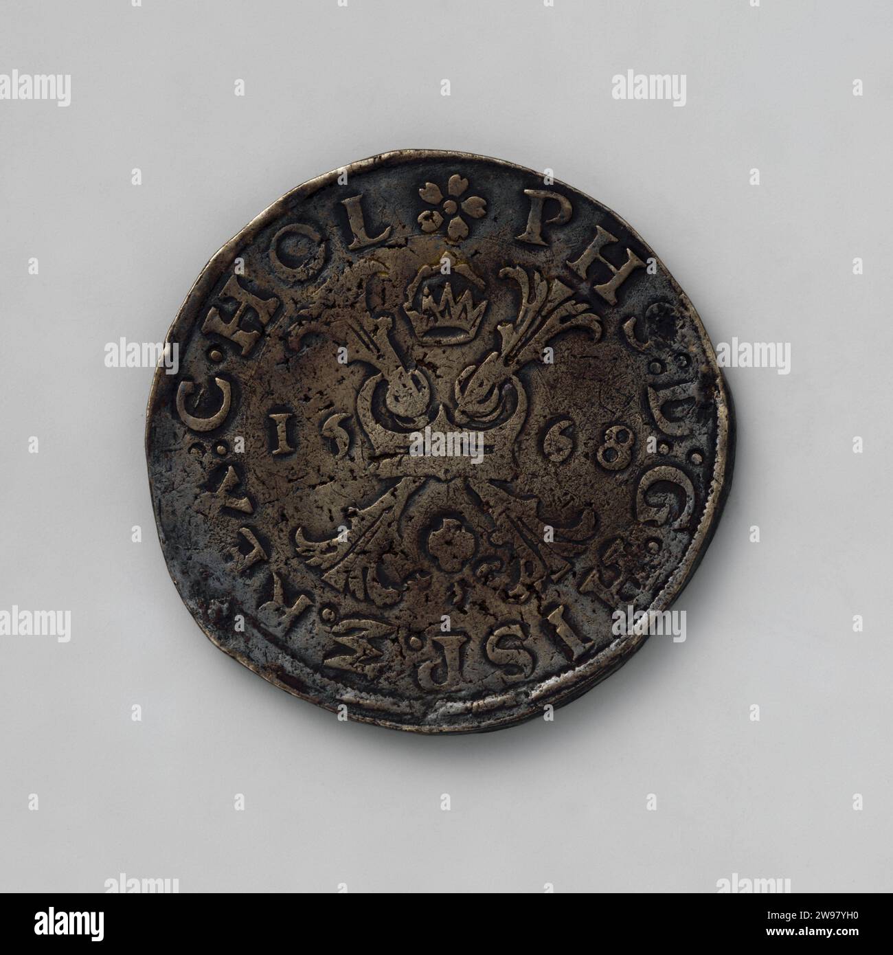 Dutch Burgundian Rijksdaalder of Philips II, 1568, Philip II (King of ...