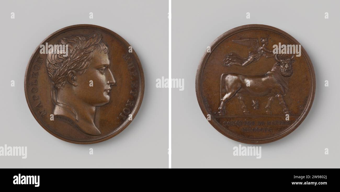 Conquest of Naples, in honor of Napoleon I Bonaparte, Emperor of the ...