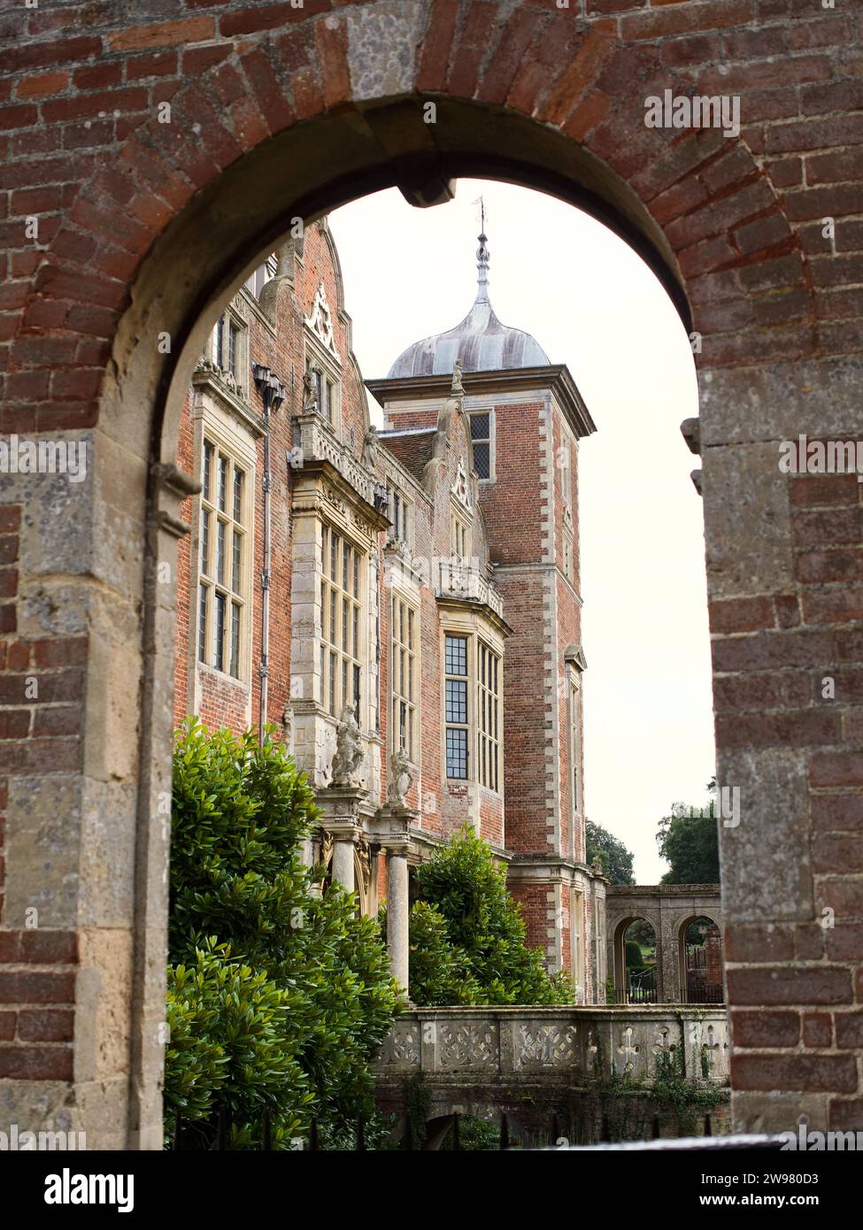 Aerial view of Blickling Hall Estate, a historic country estate located ...
