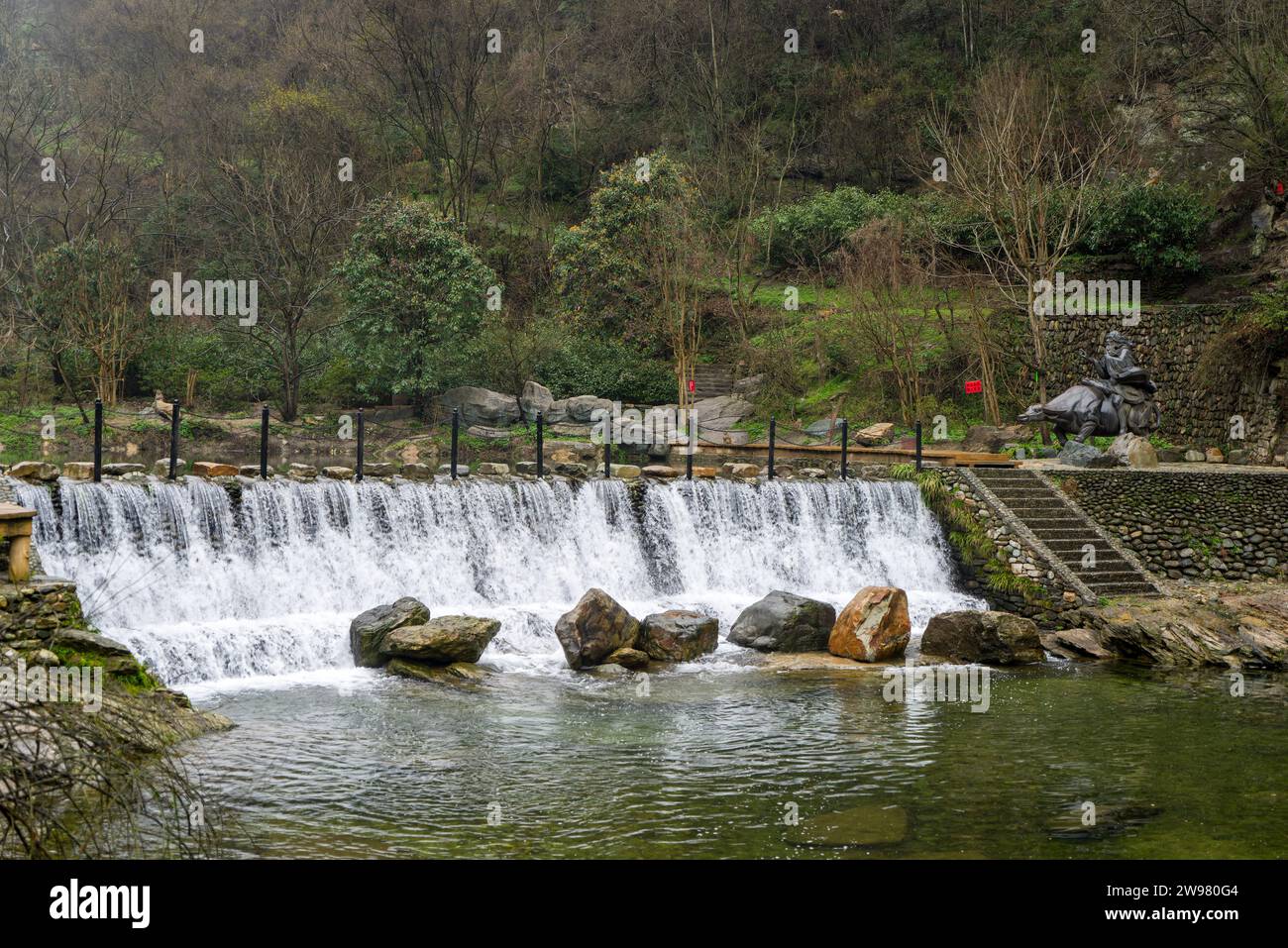 A Tranquil Waterfall Of Natural Beauty That Captures The Tranquil