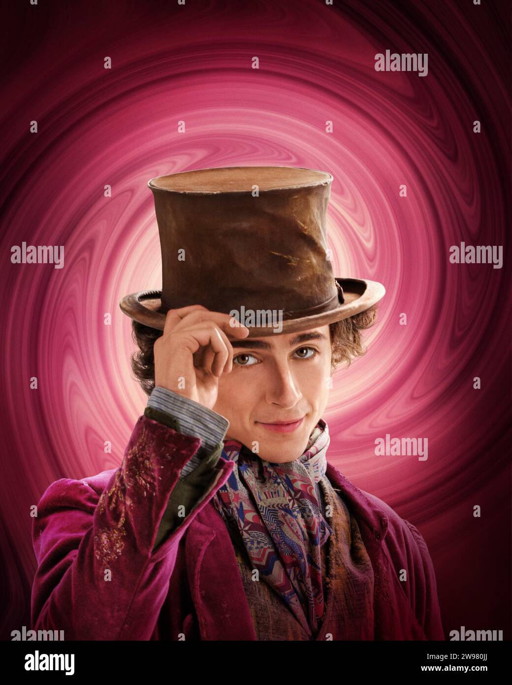 TIMOTHEE CHALAMET in WONKA (2023), directed by PAUL KING. Credit ...