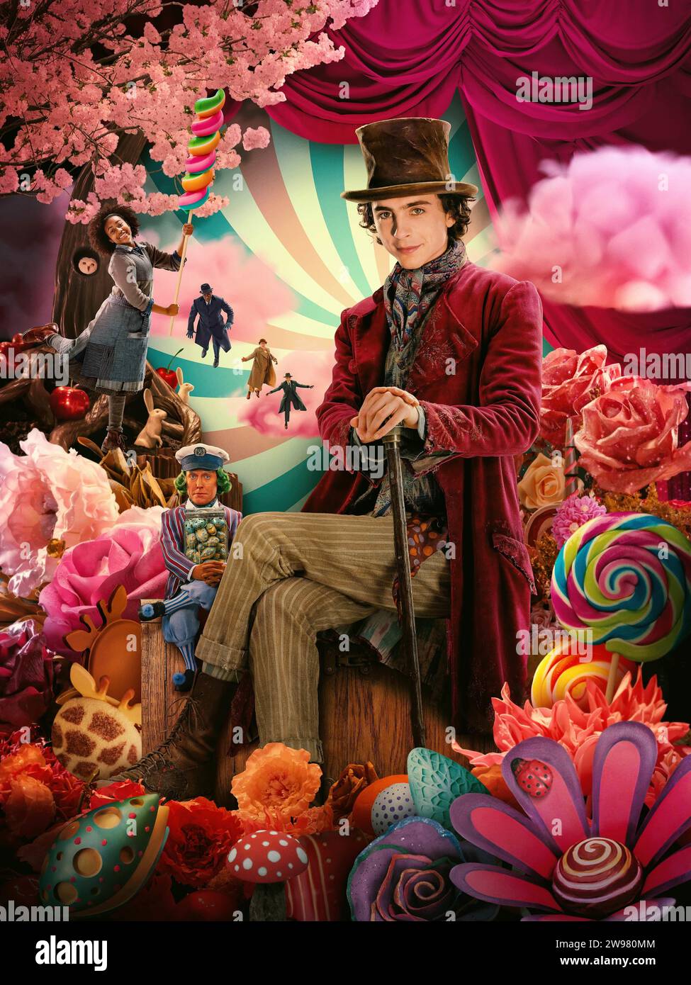 TIMOTHEE CHALAMET in WONKA (2023), directed by PAUL KING. Credit ...
