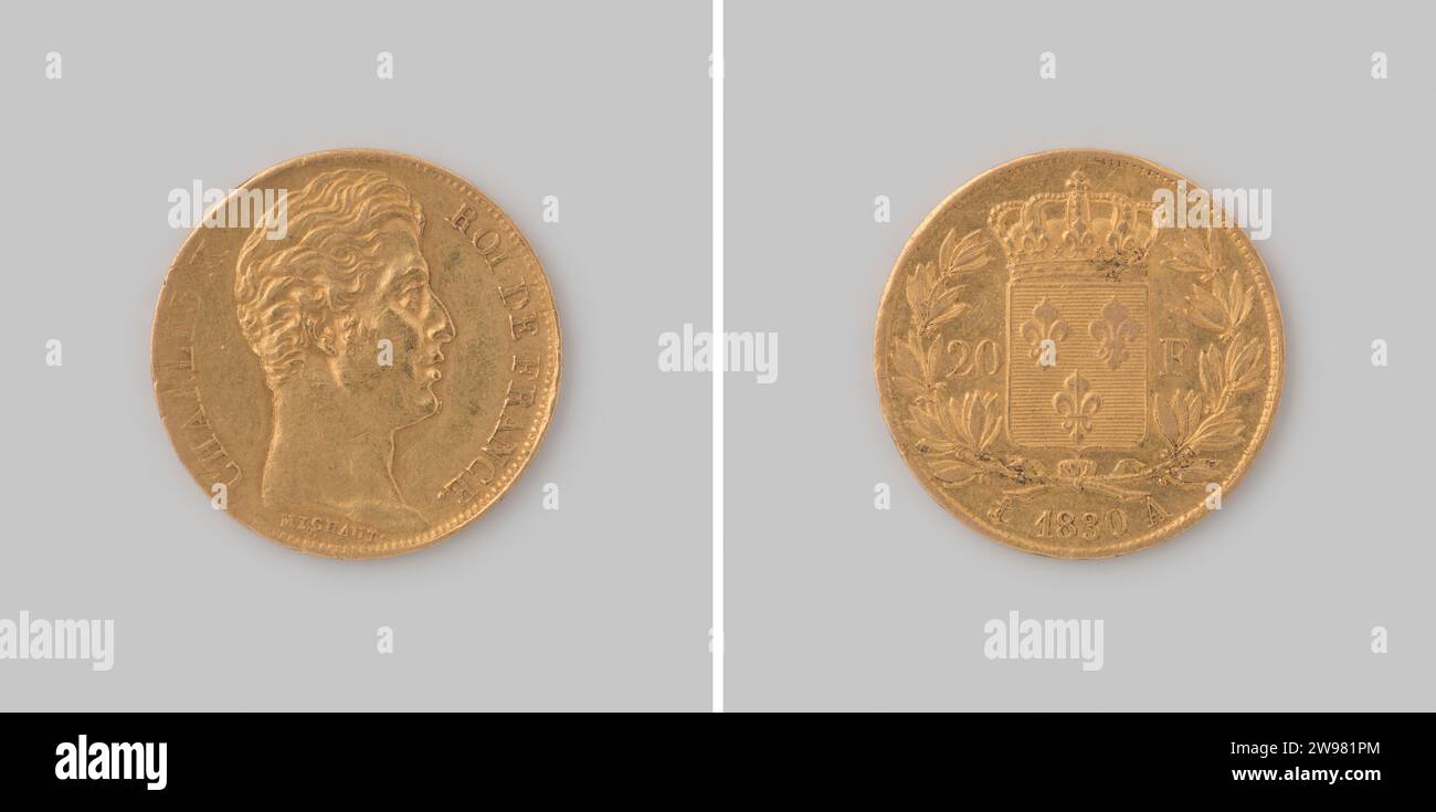 20 francs from the Kingdom of France of Charles X, 1830 ,, 1830 coin ...