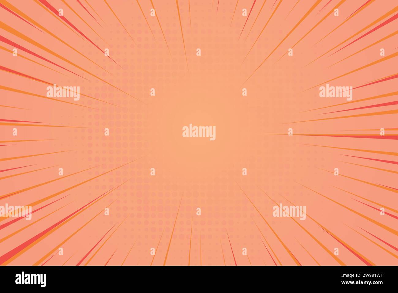Beautiful sunburst background with yellow orange Free Vector Stock ...