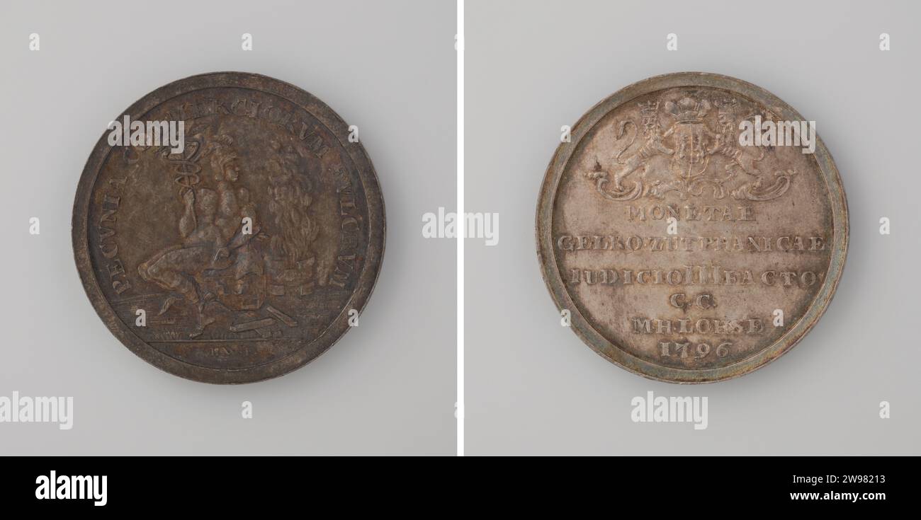 After seeing the coin van Harderwijk, Marten Hendrik Lohse, 1796 ...
