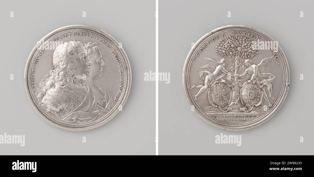 Marriage of William IV with Princess Anna van England in London, Peter ...