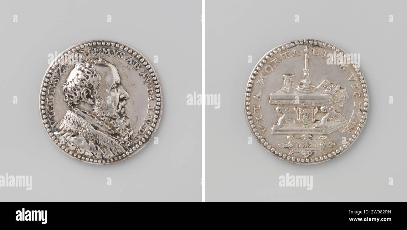 Viglius AB Aytta Zuichemus, Jacques Jonghelinck, 1571 history medal ...