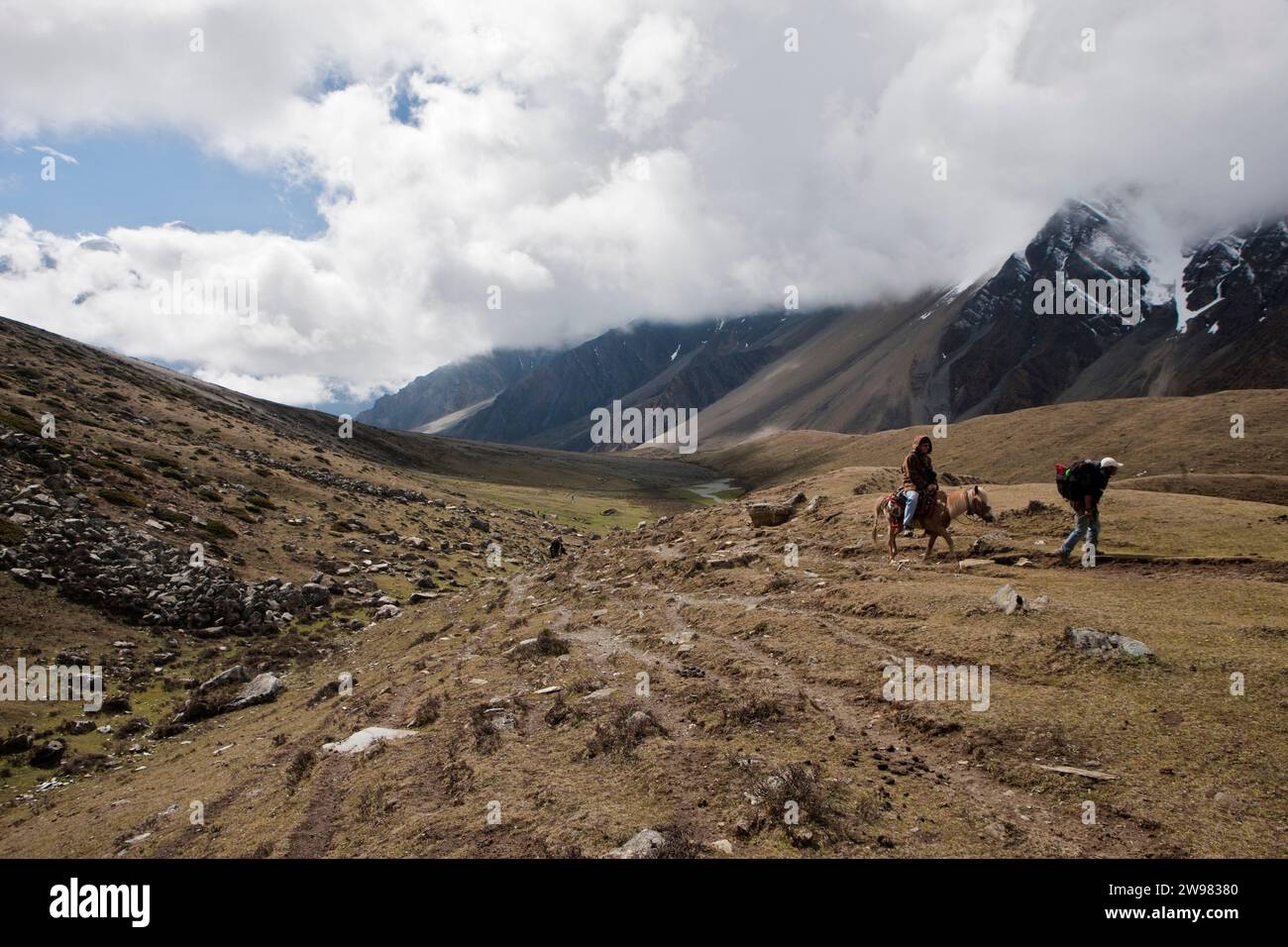 Nepal trekking in nepal hi-res stock photography and images - Alamy