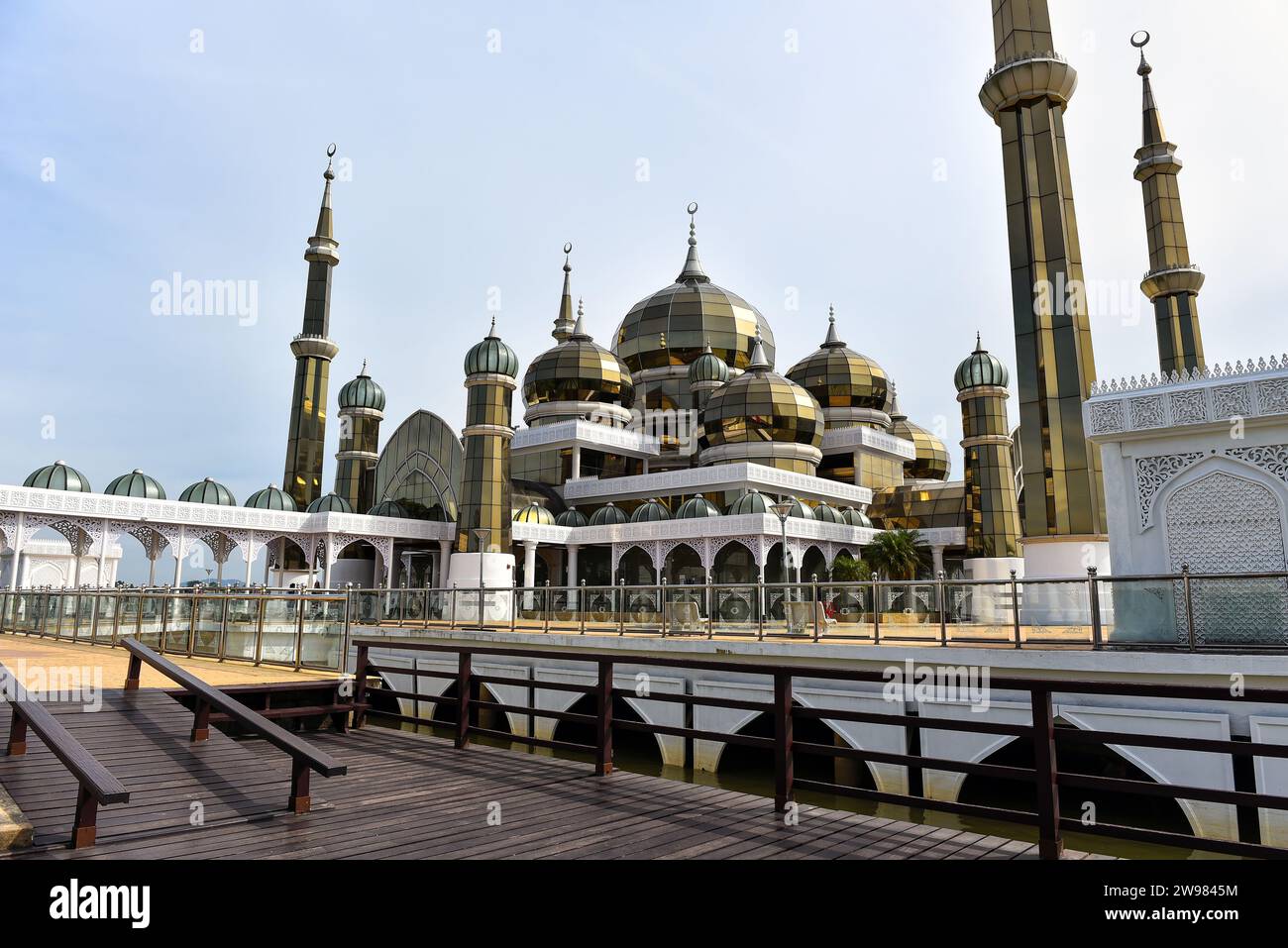 Crystal Mosque, Terengganu, Malaysia - A grand structure made of steel ...
