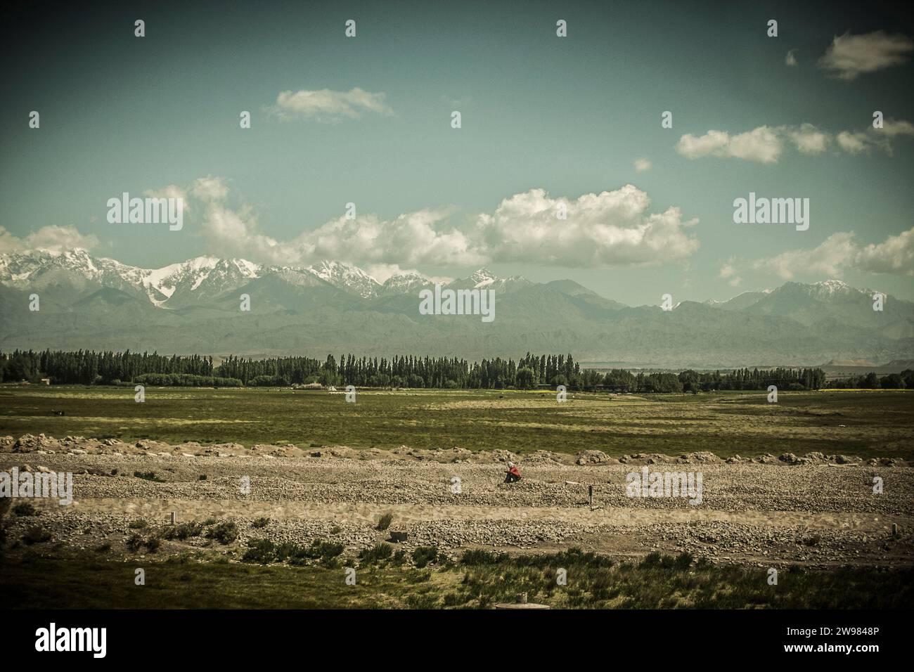 Countryside of Xinjiang province in western China Stock Photo - Alamy