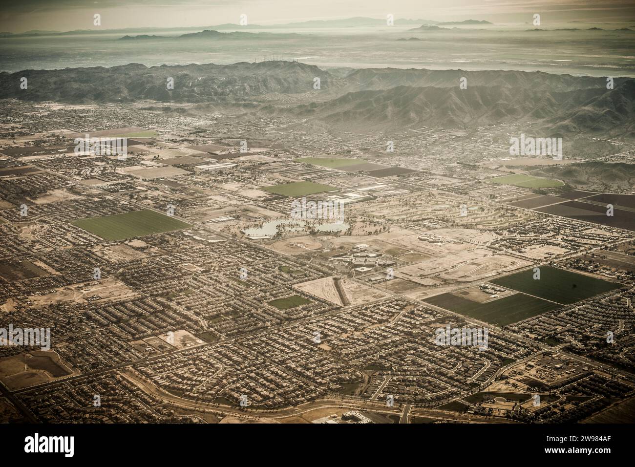 Desert cityscape of Phoenix Stock Photo - Alamy