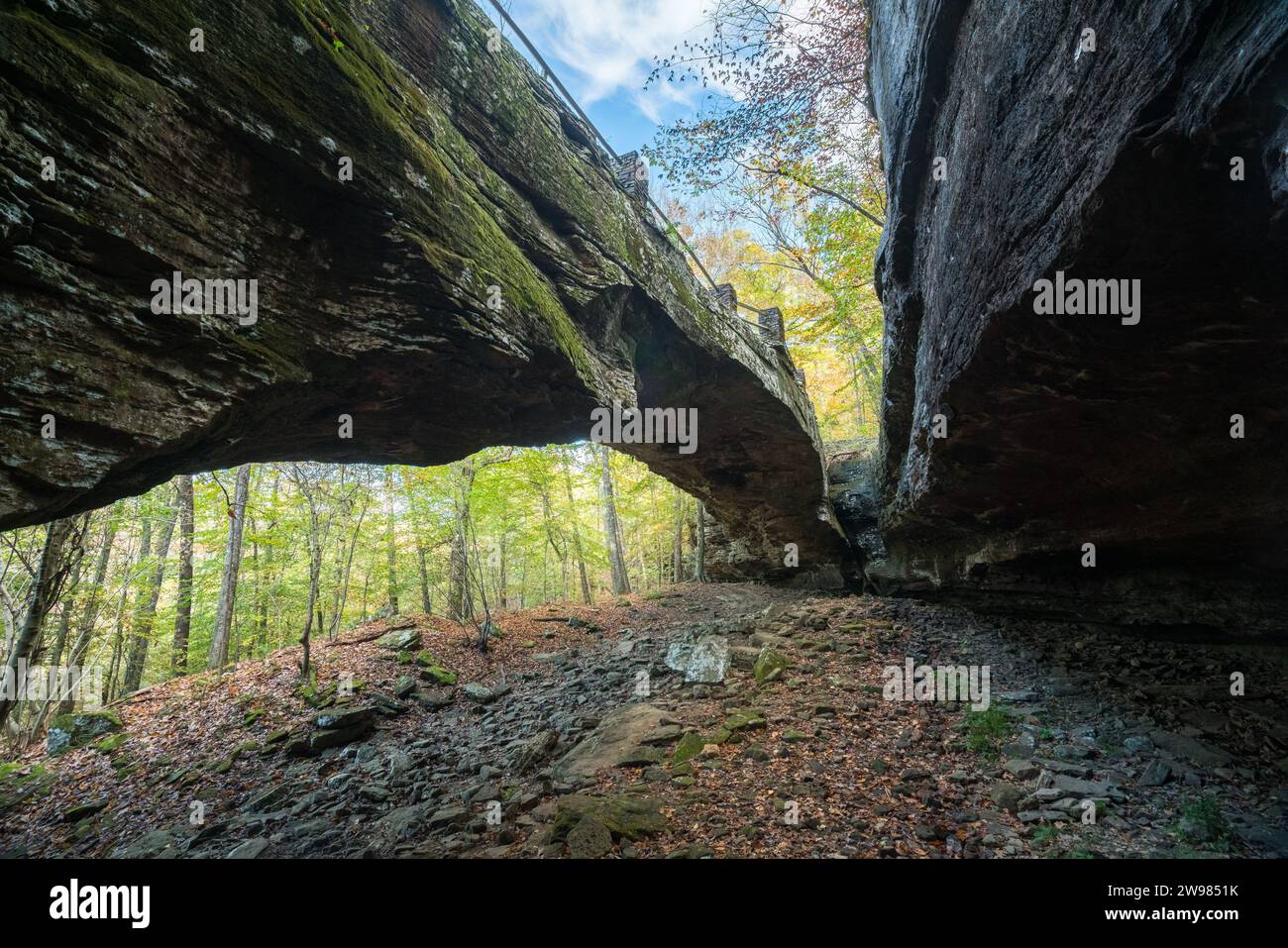Alum cove natural bridge hi-res stock photography and images - Alamy
