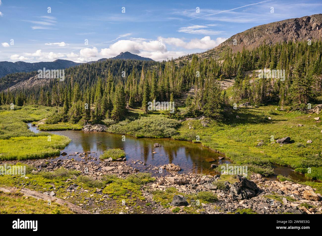 Landscape in the Holy Cross Wilderness, Colorado Stock Photo - Alamy