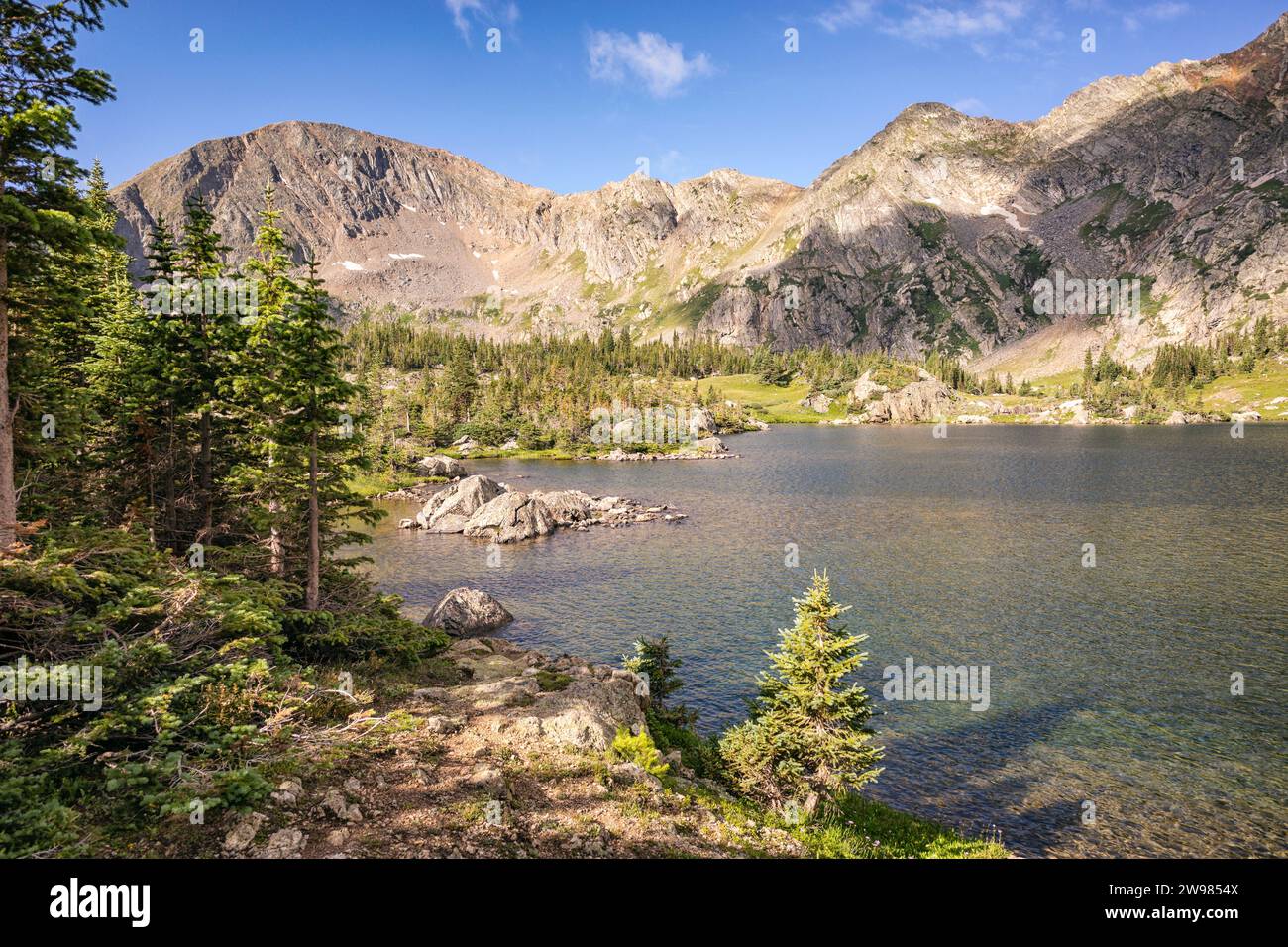 Savage Peak in the Holy Cross Wilderness, Colorado Stock Photo - Alamy