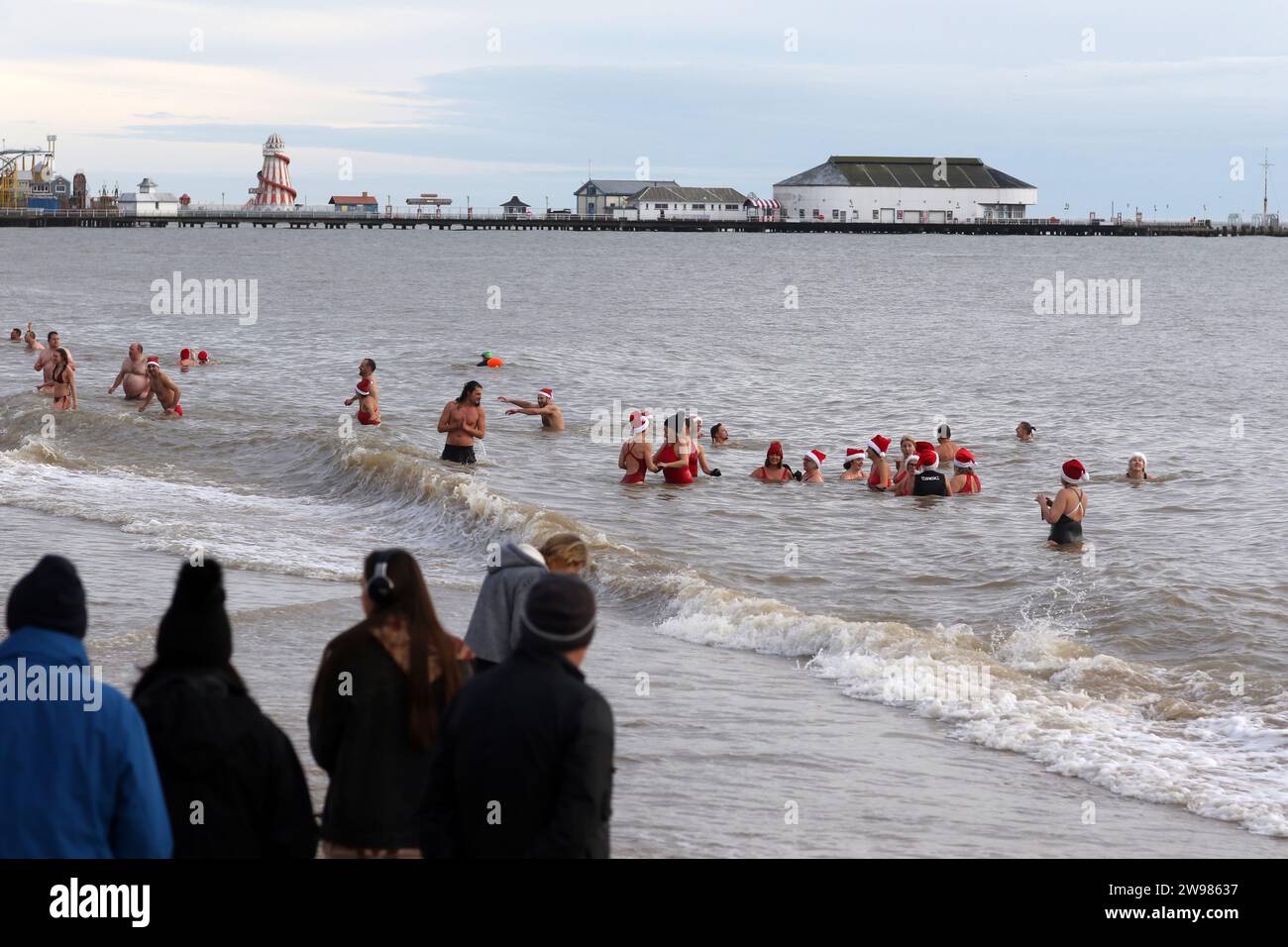 The annual Christmas Day Swim took place today with swimmers braving ...