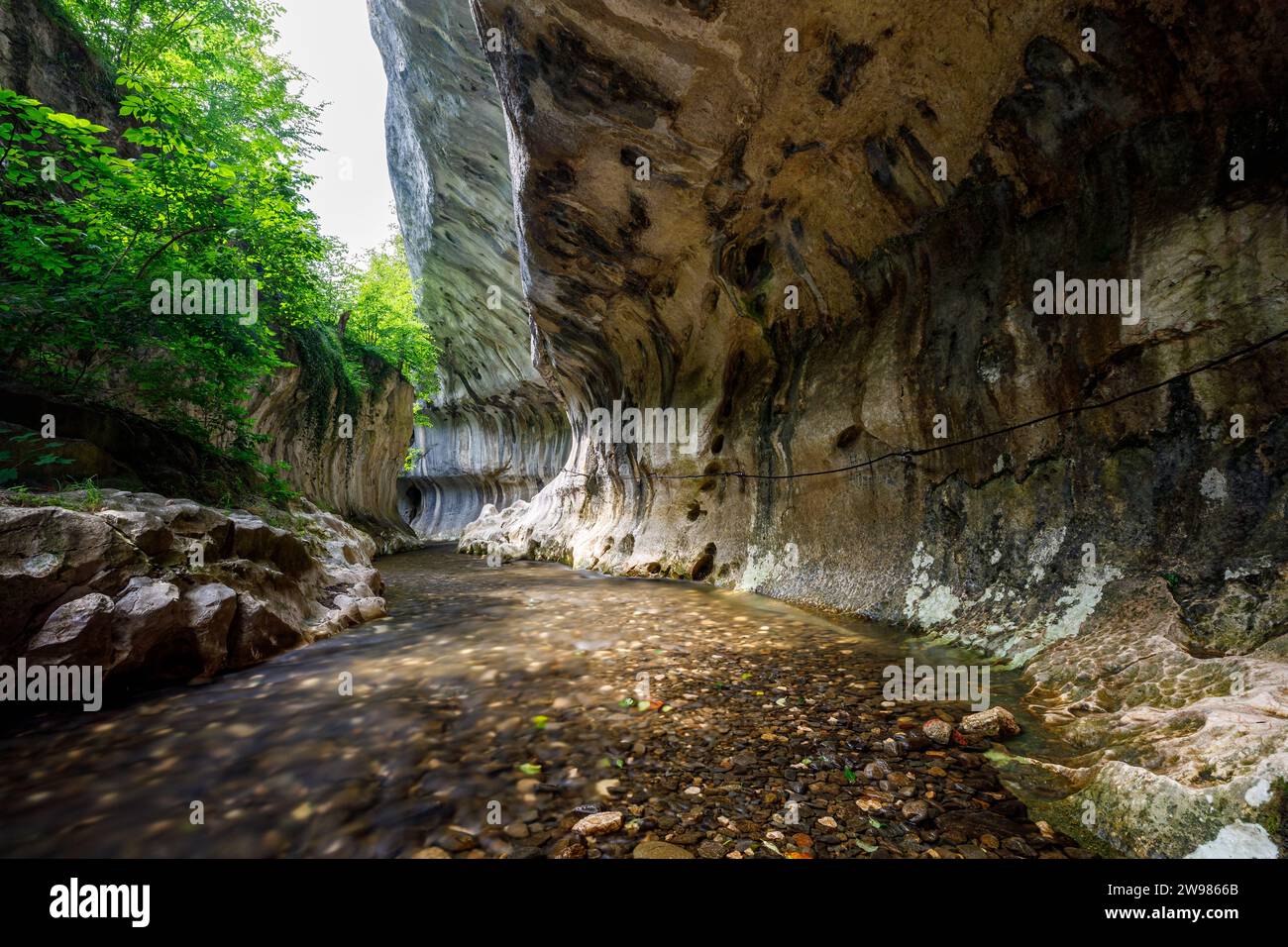 The Gorge of Chile Banitei at Hunedoara in Romania Stock Photo - Alamy