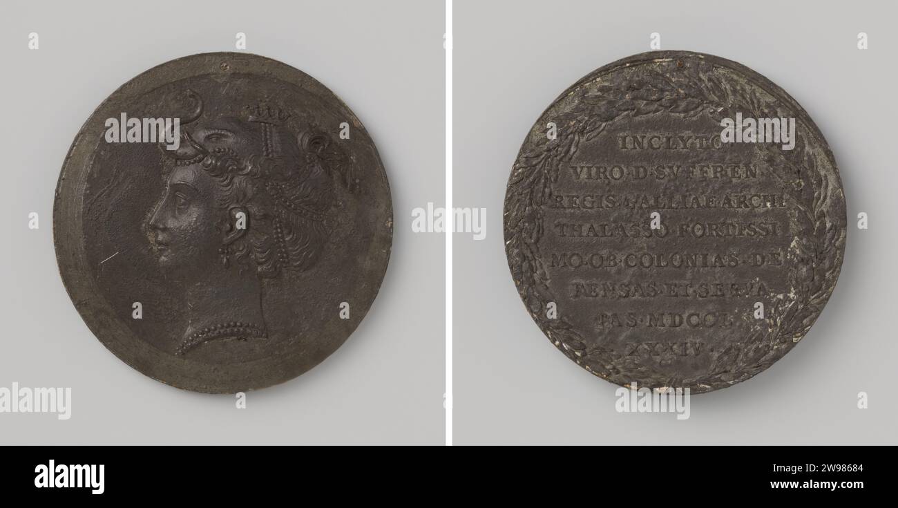 Tribute to the French vice-admiral De Suffren by the VOC, Johann ...