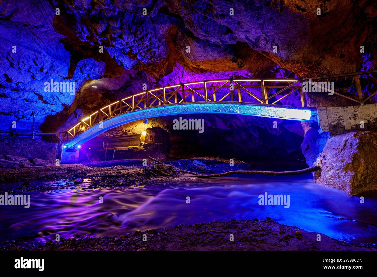 The Bolii Cave at Petroșani in România Stock Photo - Alamy