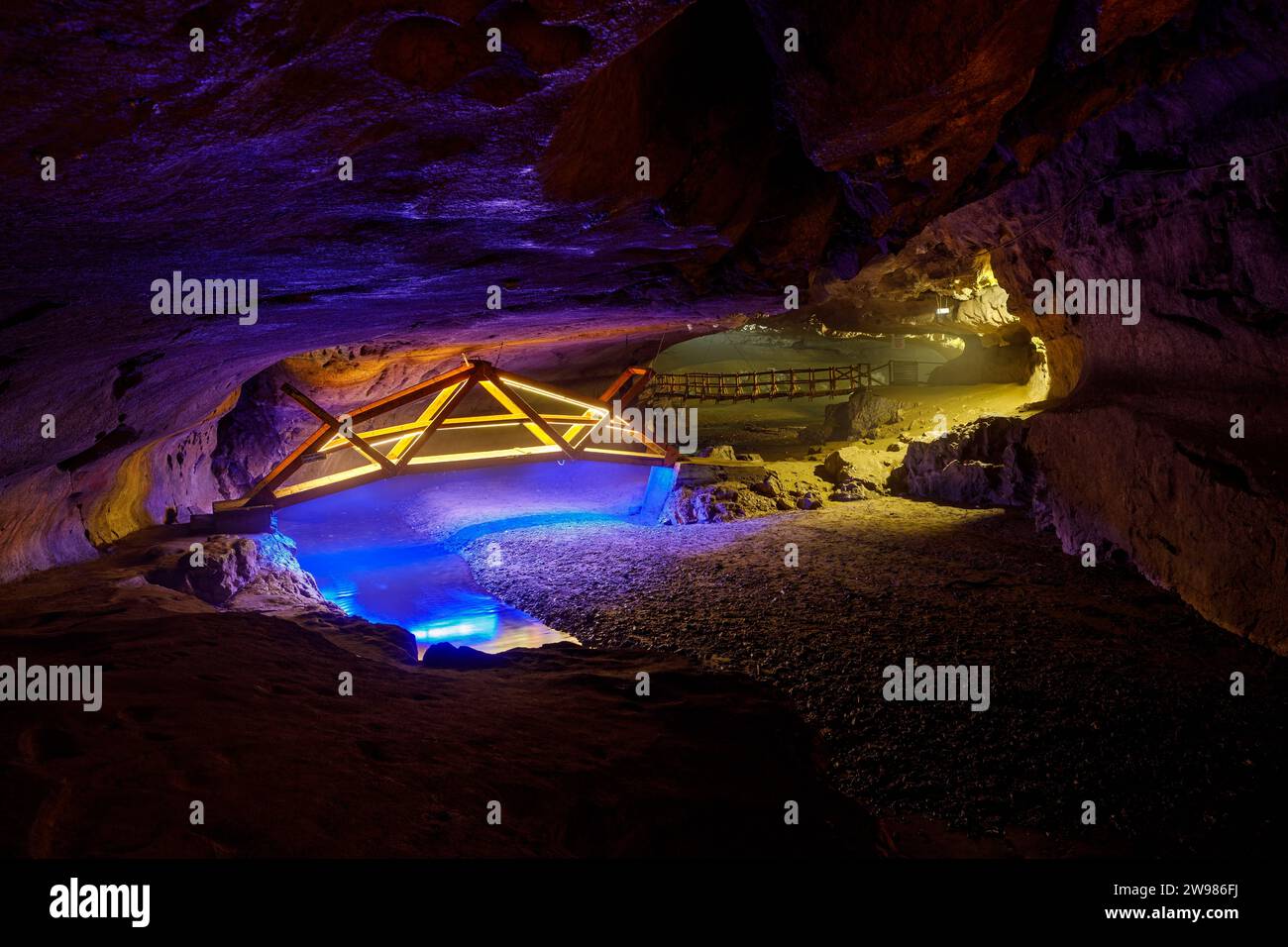 The Bolii Cave at Petroșani in România Stock Photo - Alamy