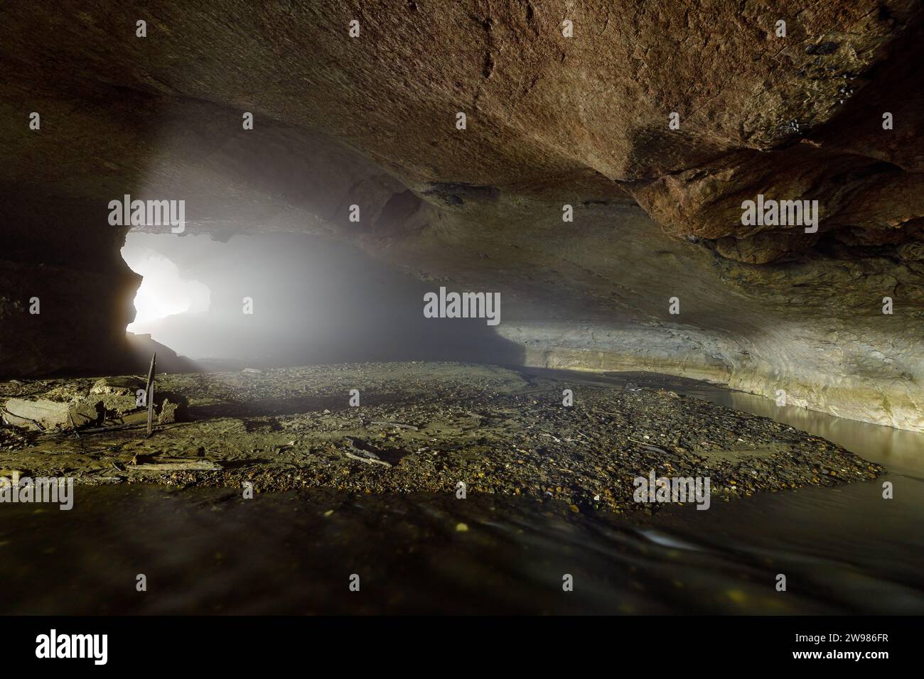 The Bolii Cave at Petroșani in România Stock Photo - Alamy