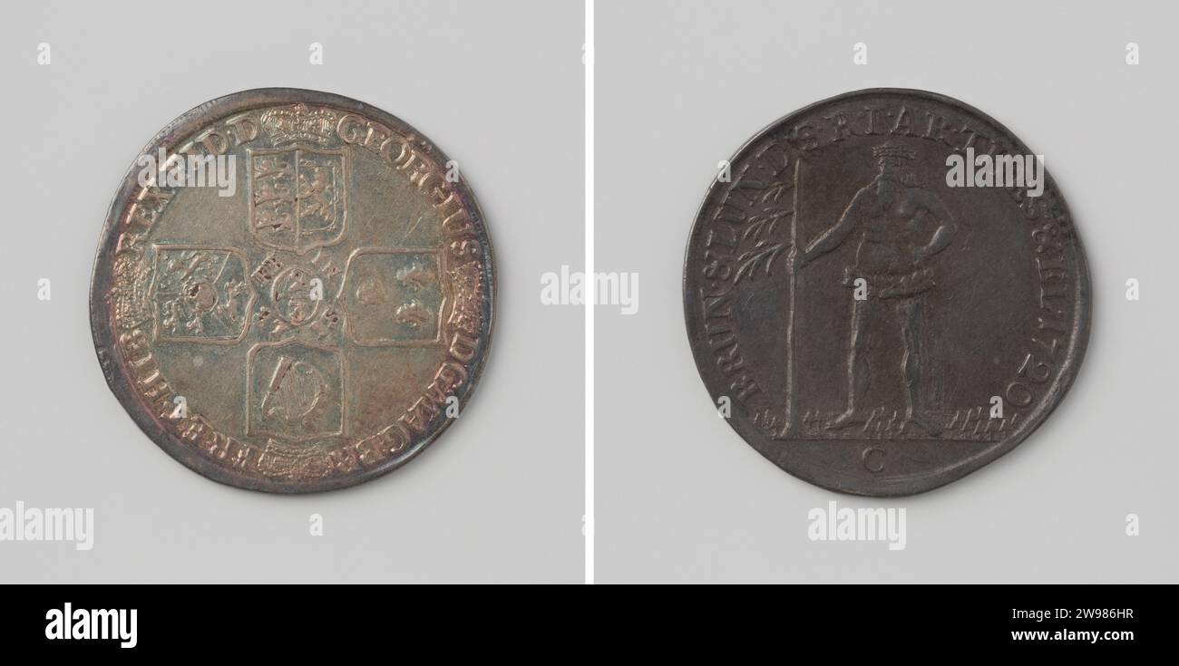 Two-thirds Taler from Brunswijk-Luneburg-Calenberg-Hannover by Georg I ...