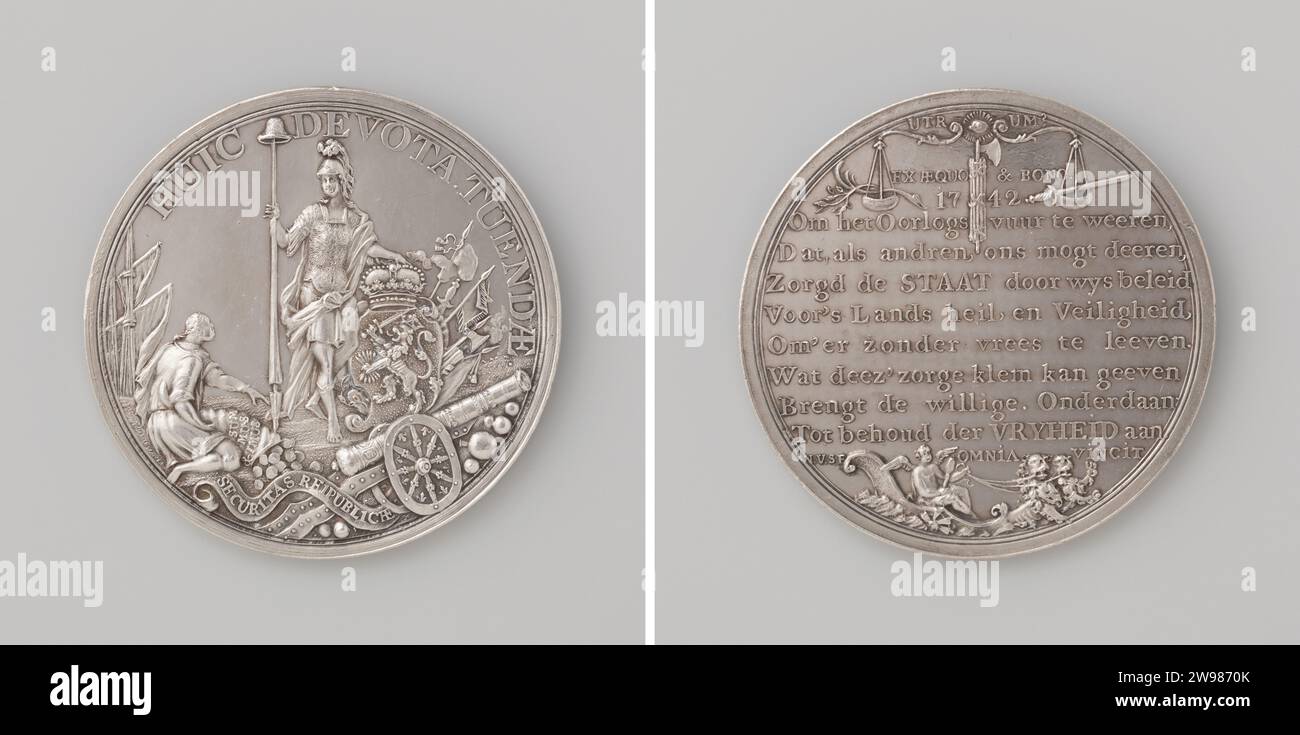 Preparations for war in the Netherlands, Nicolaas van Swinderen, 1742 ...