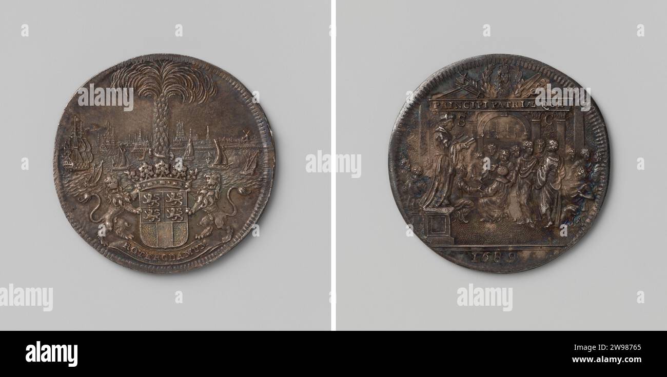 Celebration of the Coronation of William III and Maria in Rotterdam ...