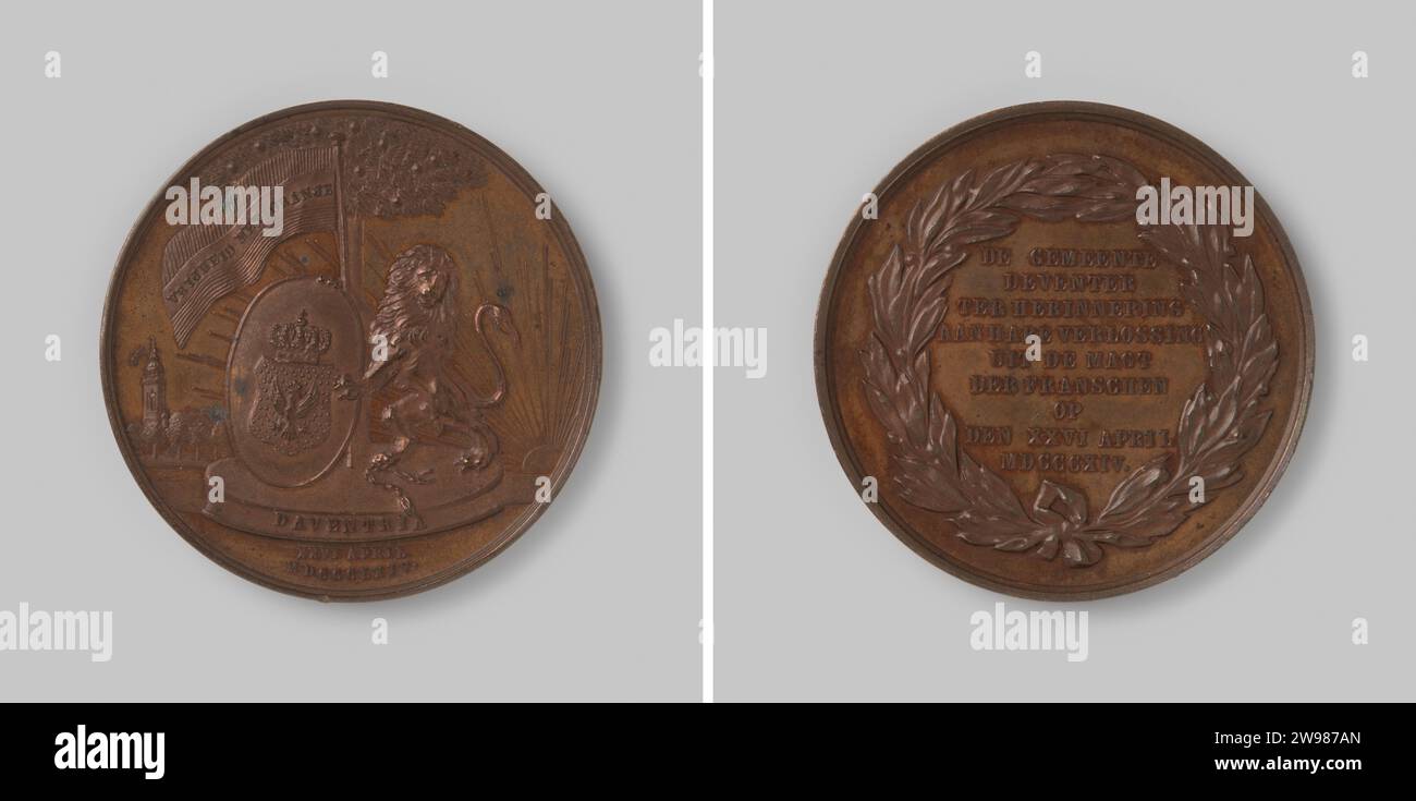 Fifty-year commemoration of the liberation of Deventer 1864, David van ...