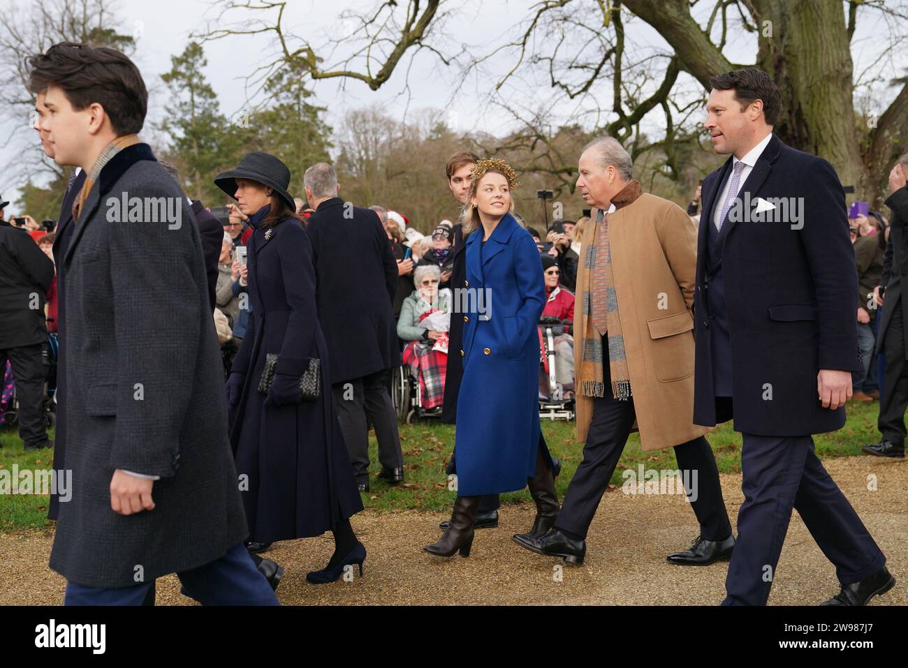 (left to right) Samuel Chatto, Lady Sarah Chatto, Lady Margarita ...