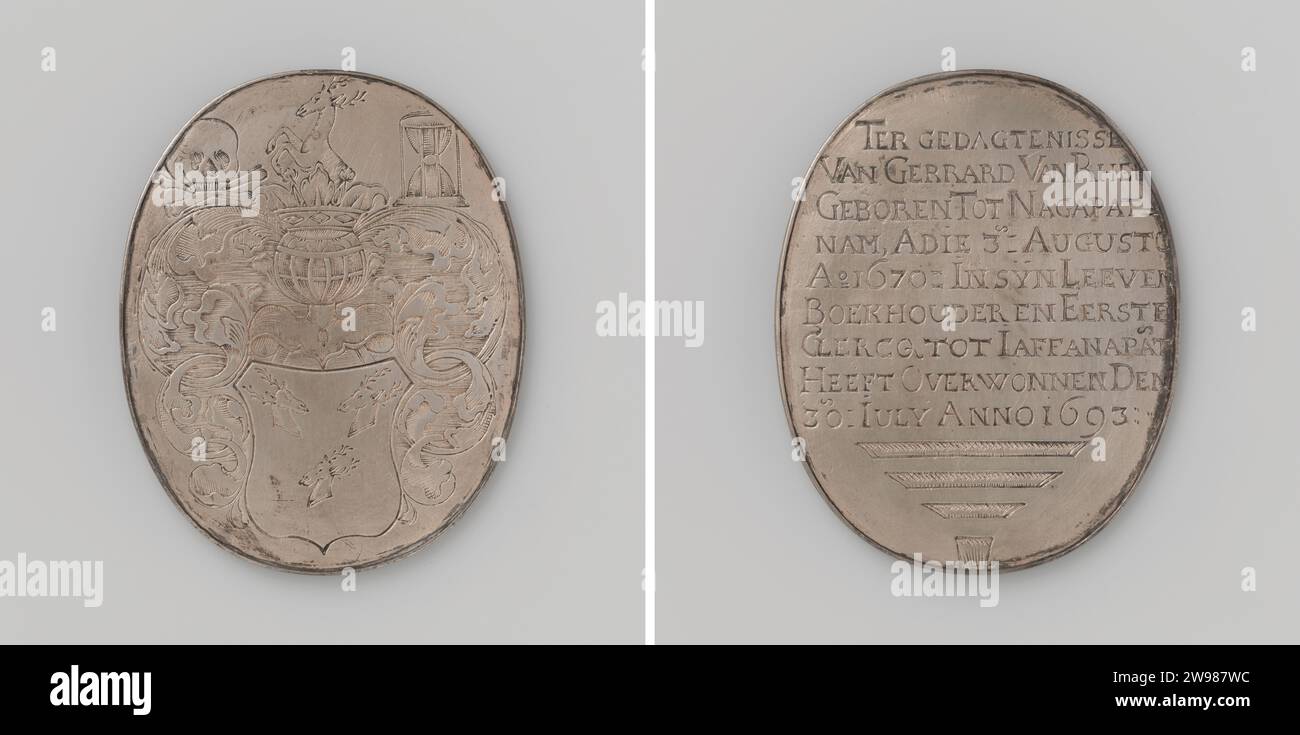 Death of Gerard van Rhee, accountant and first clerk in Jaffnapatnam ...