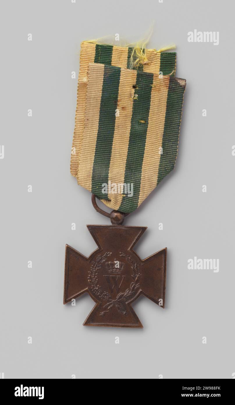 Metal Cross 1830-1831 on Volunteer Ribbon, in or after 1832 Metal Cross ...