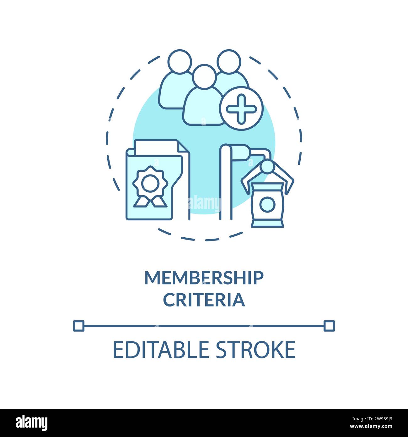 Membership criteria Stock Vector Images - Alamy