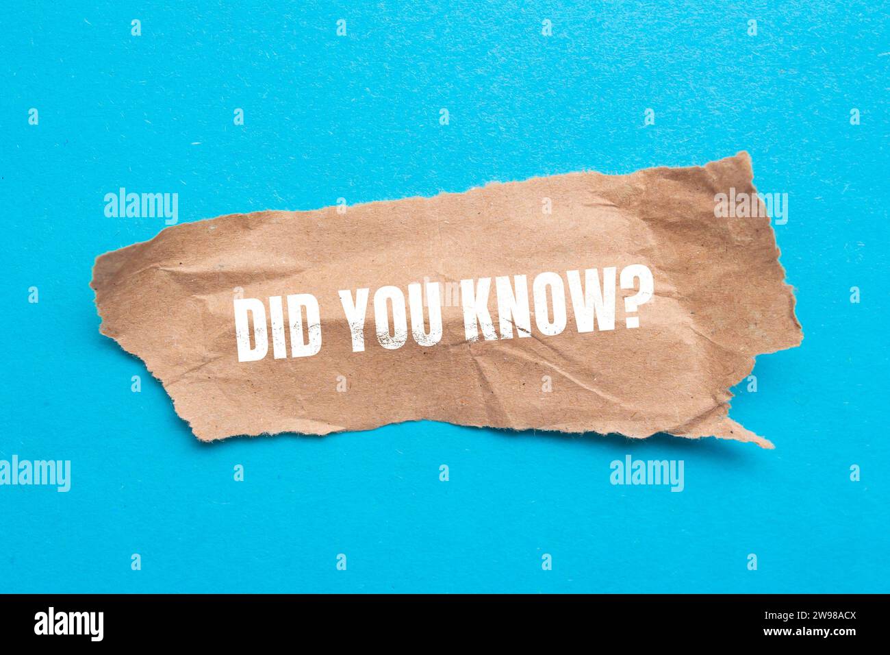 Did you know? question lettering on ripped paper. Conceptual photo ... Did you know? question lettering on ripped paper. Conceptual photo ...