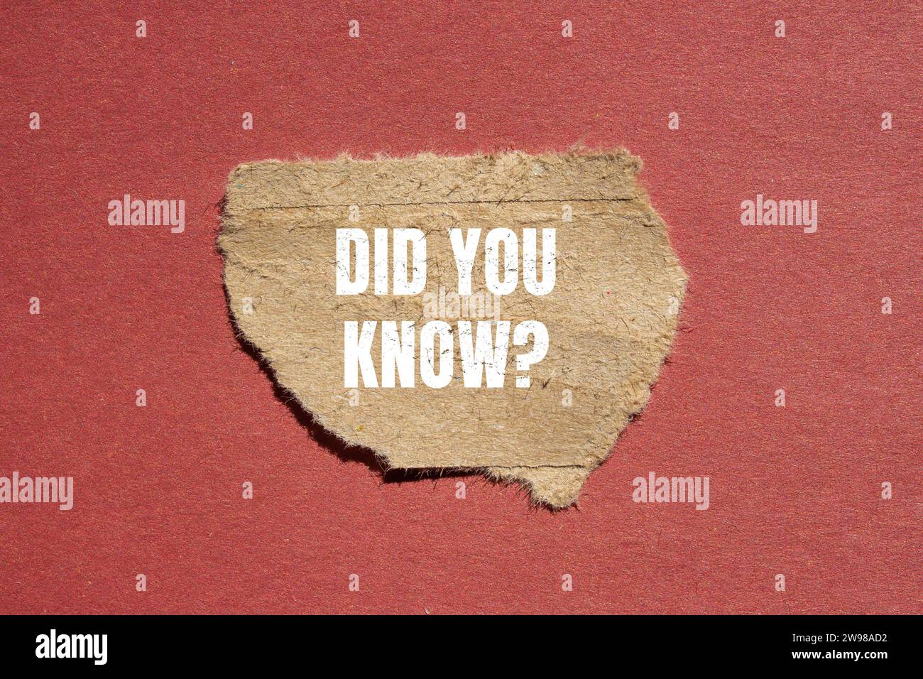 Did you know? question lettering on ripped paper. Conceptual photo ... Did you know? question lettering on ripped paper. Conceptual photo ...