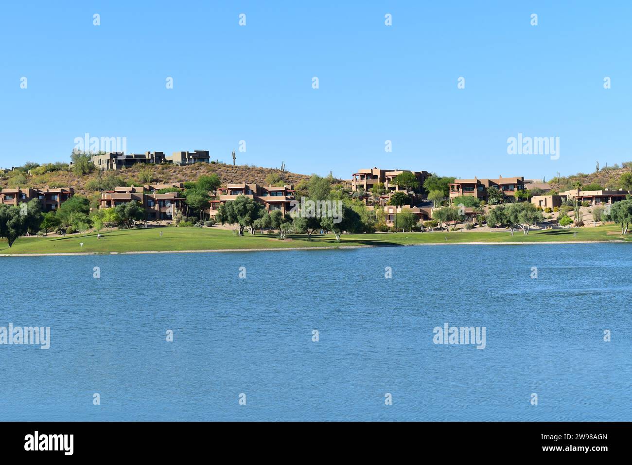 Beautiful modern residential homes on the waterfront at Fountain Park ...